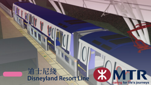[AUTO-PA] MTR, 港鐵 | Disneyland Resort - 迪士尼綫 - Roblox