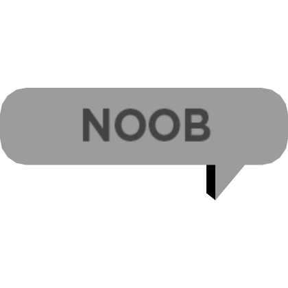 Noob Chat Bubble | Roblox Item - Rolimon's