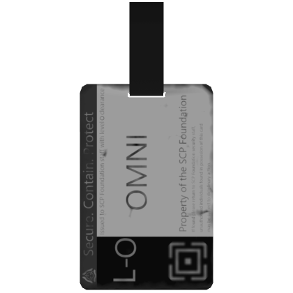 SCP Omni Keycard | Roblox Item - Rolimon's