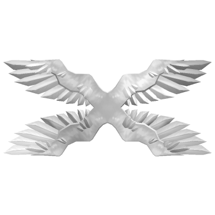 White Multi Angel Facial Wing Crest | Roblox Item - Rolimon's
