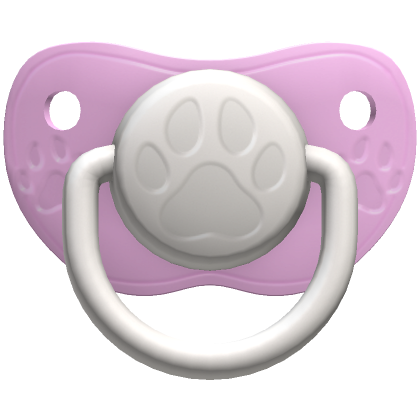 Baby Pink Paw Pacifier | Roblox Item - Rolimon's