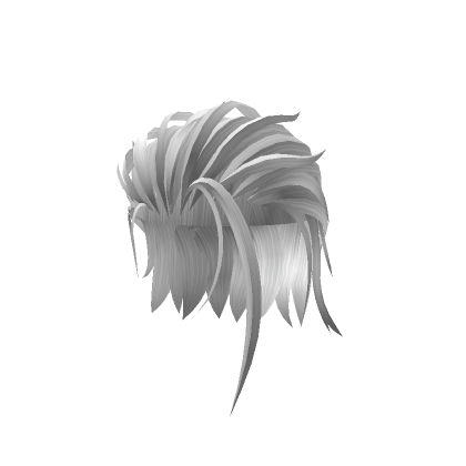 White Styled Back Slick Hair | Roblox Item - Rolimon's