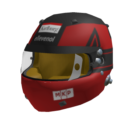 Professional Racing Helmet in Maple Livery | Roblox Item - Rolimon's