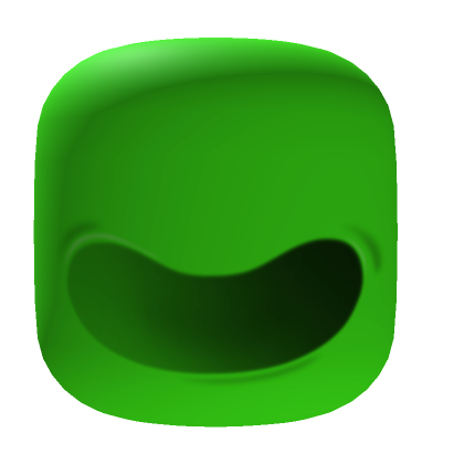 😃 Green Smiling Head | Roblox Item - Rolimon's
