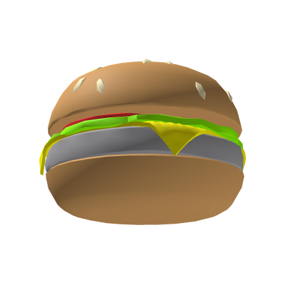 Animated Burger Head - Roblox
