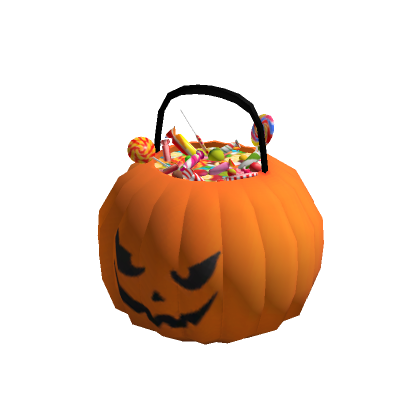 Holdable Pumpkin Bucket [With Candies] | Roblox Item - Rolimon's