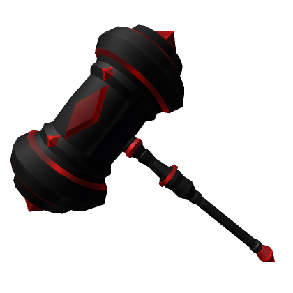 Corrupted Ruby Crusher Hammer | Roblox Item - Rolimon's