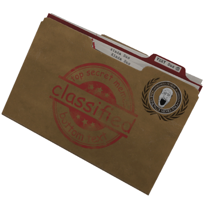 "Top Secret" Documents | Roblox Item - Rolimon's