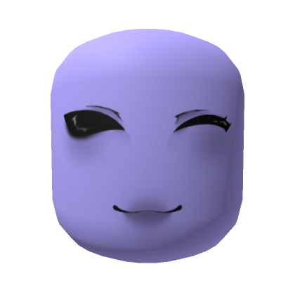 Blinking Alien Face - Purple | Roblox Item - Rolimon's