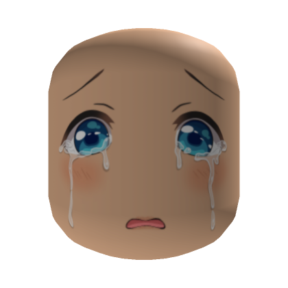 Crying Sad Light Face Skin Tone Mask | Roblox Item - Rolimon's