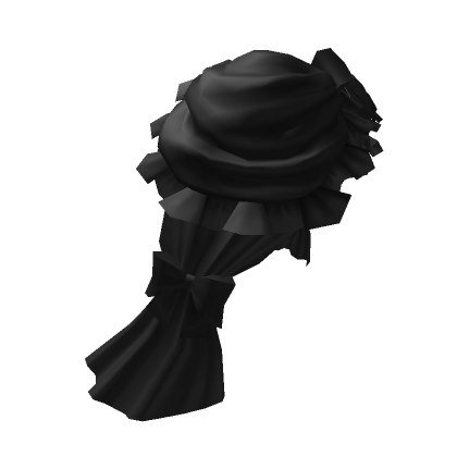 Rococo Hip Curtain Bustles Black | Roblox Item - Rolimon's