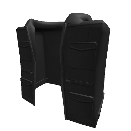 Zombie survivor Black Leather jacket with pockets | Roblox Item - Rolimon's