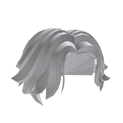 White Messy Wavy Middle Part | Roblox Item - Rolimon's