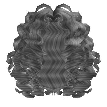 Gray Natural Curly Hair | Roblox Item - Rolimon's