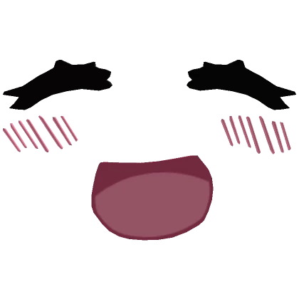 Blushing Big Smile Face | Roblox Item - Rolimon's