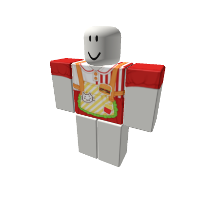 cutesy fast food cat burger uniform - Roblox