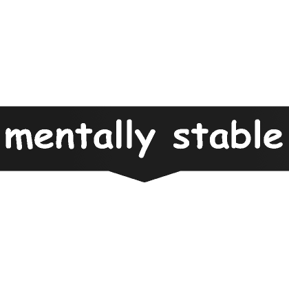 mentally stable | Roblox Item - Rolimon's