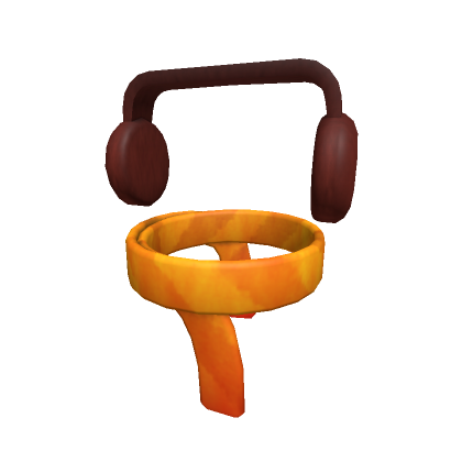 Orange Fall Scarf & Earmuffs | Roblox Item - Rolimon's