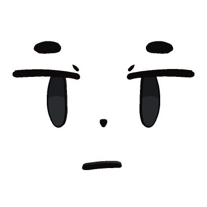 Blank Stare Chibi Face (3D) | Roblox Item - Rolimon's