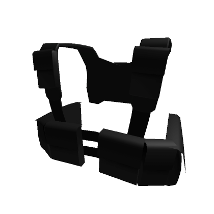 Black Military Tactical Chest Rig | Roblox Item - Rolimon's