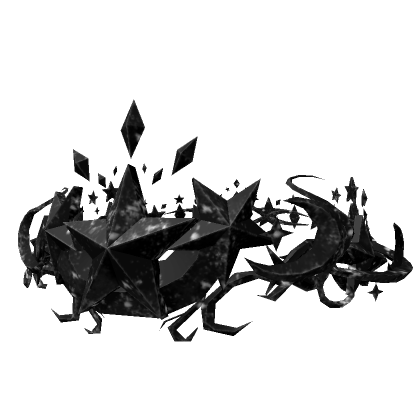 Black Titanium Star Crown | Roblox Item - Rolimon's