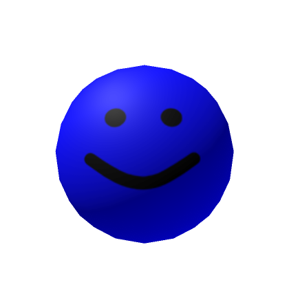 Blue Round Noob Head | Roblox Item - Rolimon's