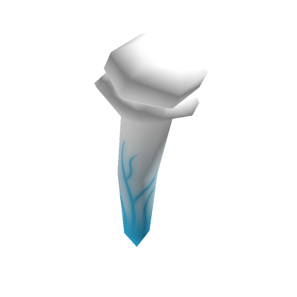 Full White w Blue Fire Recolor (For Korblox) | Roblox Item - Rolimon's