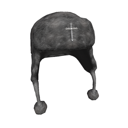 Grey Cross Ushanka | Roblox Item - Rolimon's