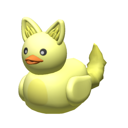 Yellow Furry Duck | Roblox Item - Rolimon's