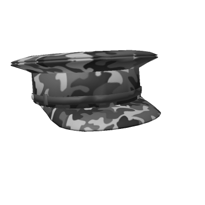 Police Gray Camo Military Navy Army Cap Garda | Roblox Item - Rolimon's