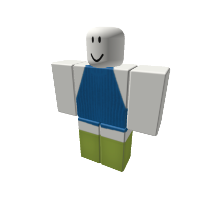 [OG] Classic "Noob" Turtleneck w/ Green socks - Roblox