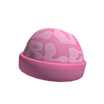 Glo World Light Pink Beanie | Roblox Item - Rolimon's