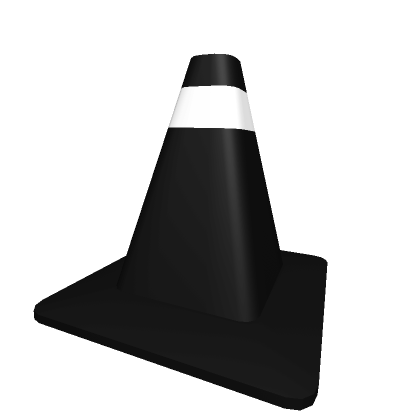 Black Square Traffic Cone | Roblox Item - Rolimon's