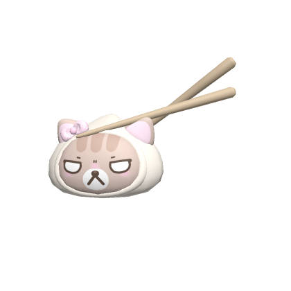 ̀ᴖ•́)/💢 angry dumpling kitty 🥟🎀 | Roblox Item - Rolimon's