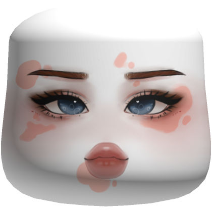 Cold Blushy Cute Girl [Vitiligo] | Roblox Item - Rolimon's