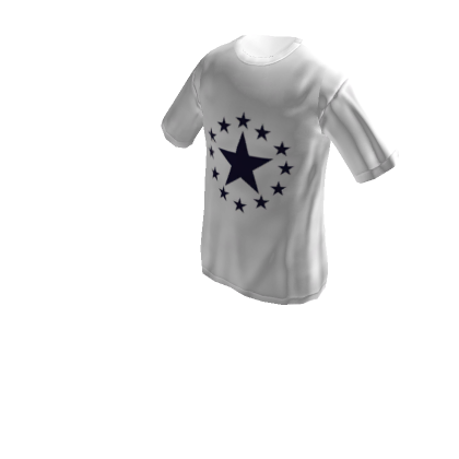Large Star Print T-shirt | Roblox Item - Rolimon's