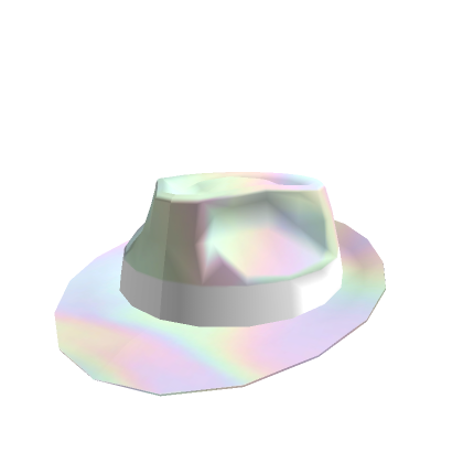 Hologram Gradient Fedora | Roblox Item - Rolimon's