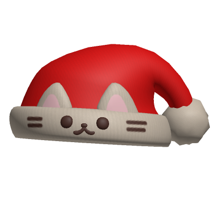 kawaii kitty christmas hat | Roblox Item - Rolimon's