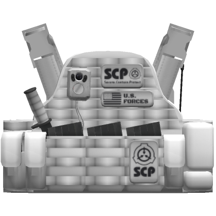 SCP Tactical Body Armor - Snow White | Roblox Item - Rolimon's