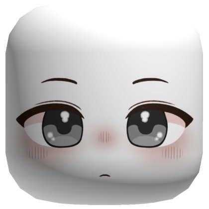 Black Eye Chibi Face Mask | Roblox Item - Rolimon's