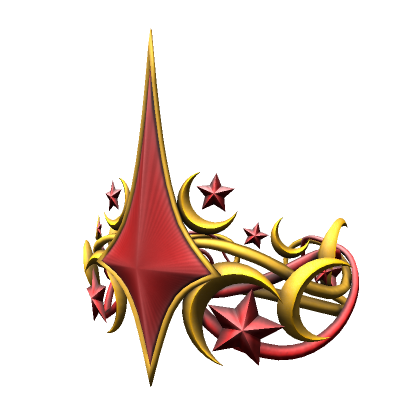 Red Federation Star (gold crown base) | Roblox Item - Rolimon's