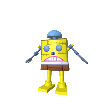 SDIYBT Sponge Robot Character