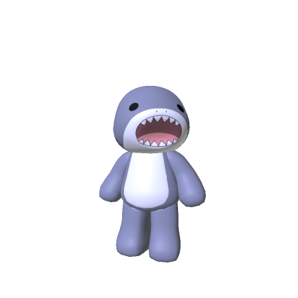 Cute Mini Shark Plushie (Recolorble)