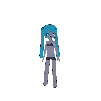 Smug Miku [Recolorable]