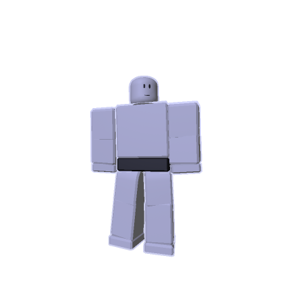 White Blocky R15 Outline Avatar