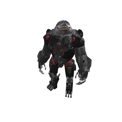 Shark Mech - Black/Red - (Rthro) - Roblox