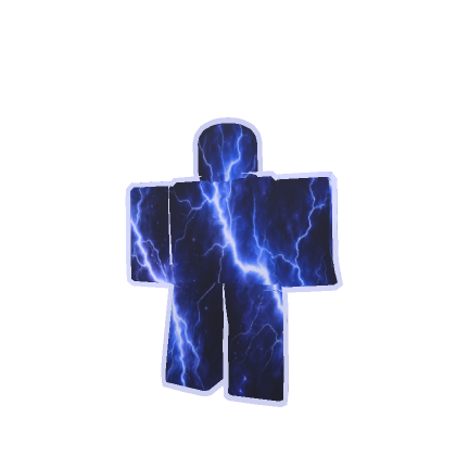 lightning outline blocky