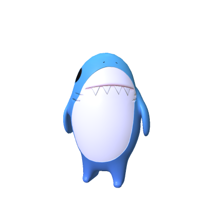 Chibi Happy Shark