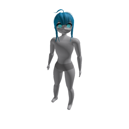 Anime Girl Doll [Cyan]