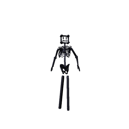 Thin Tall Black Skeleton R6 Steal a Brainrot